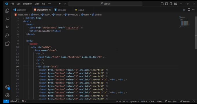 Satyajit Jagtap on LinkedIn: #webdevelopment #internpe #javascript Satyajit Jagtap on LinkedIn: #webdevelopment #internpe #javascript