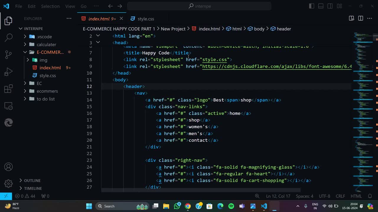 Sanskruti Rudrawar on LinkedIn: #internship #webdevelopment #ecommerce ... Sanskruti Rudrawar on LinkedIn: #internship #webdevelopment #ecommerce ...
