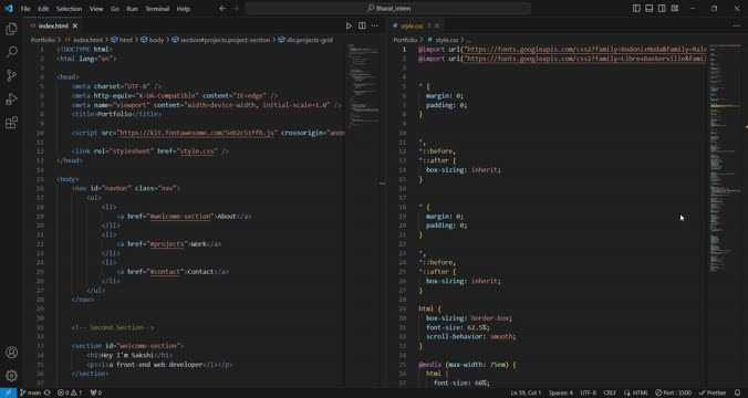Sakshi Patil on LinkedIn: #webdevelopment #bharatintern Sakshi Patil on LinkedIn: #webdevelopment #bharatintern