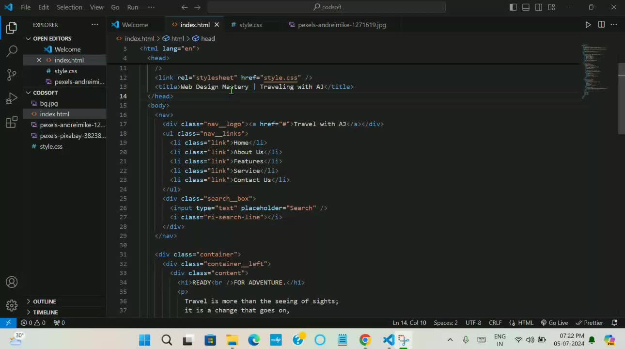 Ajay Kumar on LinkedIn: #codsoft #internship #landing #html #css Ajay Kumar on LinkedIn: #codsoft #internship #landing #html #css