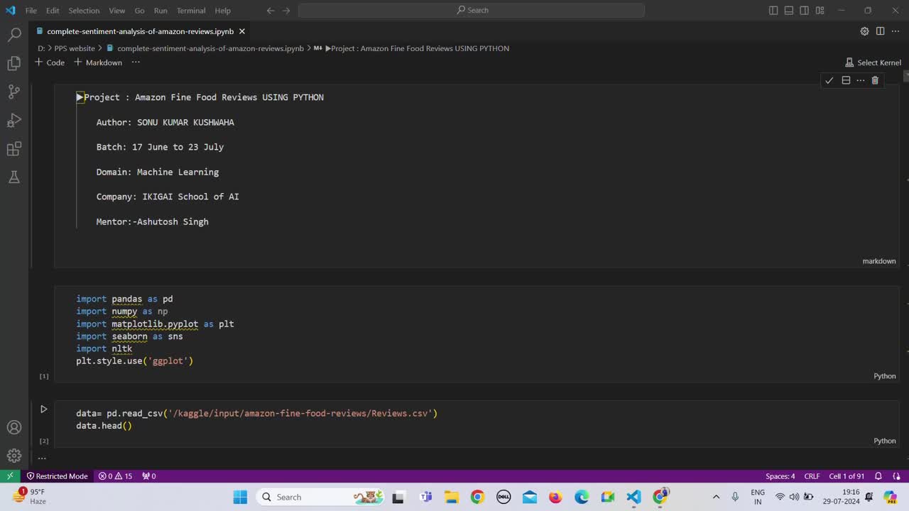 Sonu Kushwaha on LinkedIn: #datascience #machinelearning #nlp # ... Sonu Kushwaha on LinkedIn: #datascience #machinelearning #nlp # ...