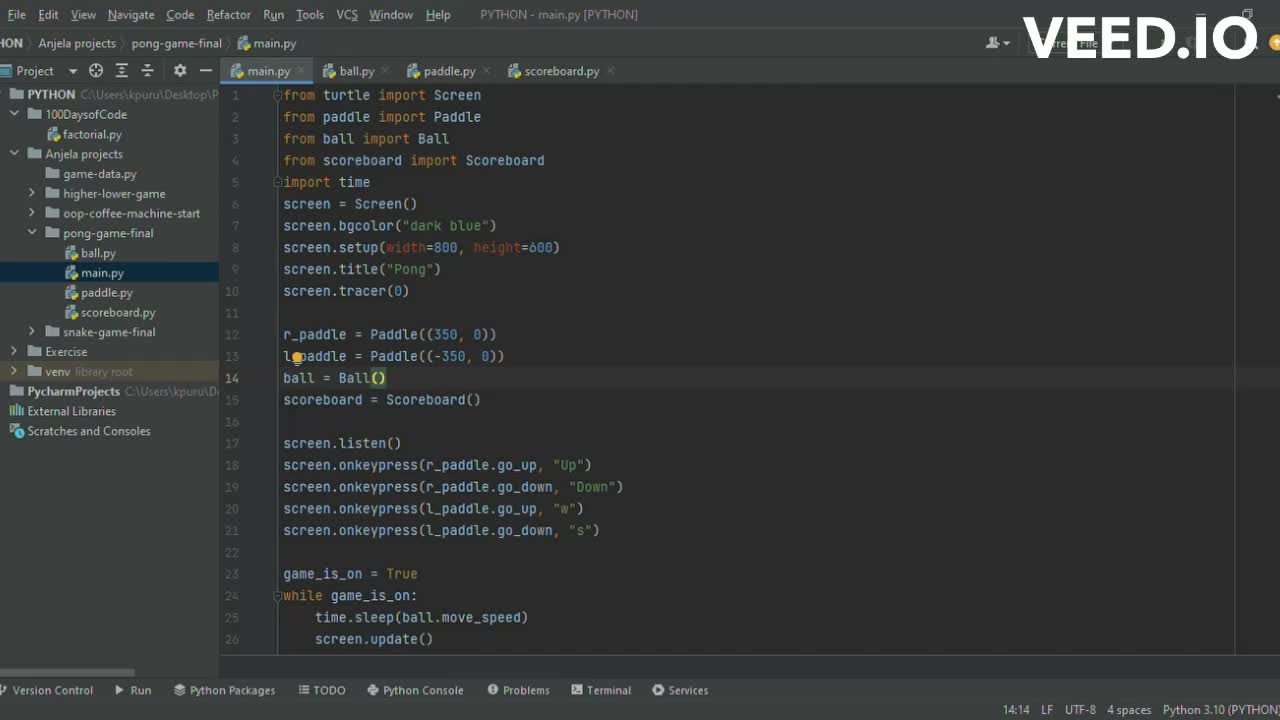Baban Dalvi on LinkedIn: #python #gamedev #ponggame #turtlegraphics # ... Baban Dalvi on LinkedIn: #python #gamedev #ponggame #turtlegraphics # ...