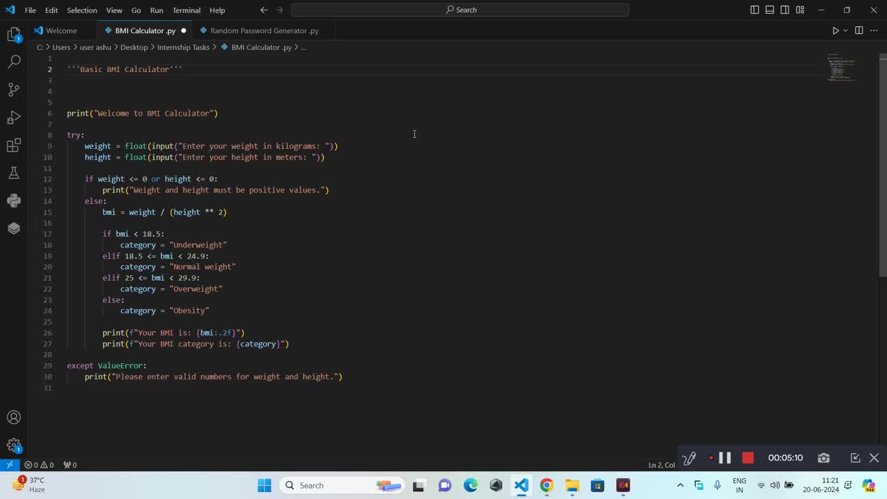 Ashutosh Maurya on LinkedIn: #oasisinfobyte #internship #python # ... Ashutosh Maurya on LinkedIn: #oasisinfobyte #internship #python # ...