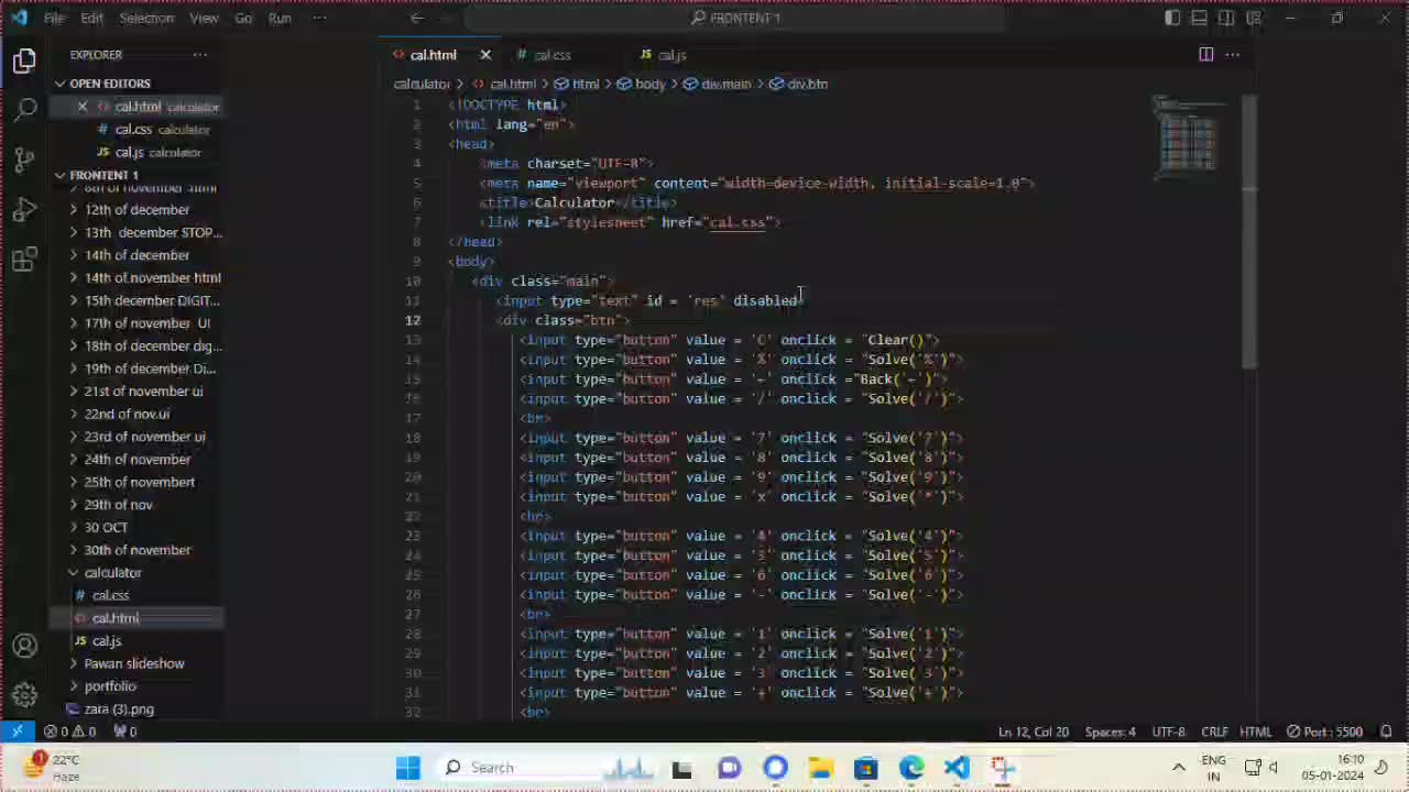 Pawan Kumar on LinkedIn: I created a Calculator using html ,css and ... Pawan Kumar on LinkedIn: I created a Calculator using html ,css and ...