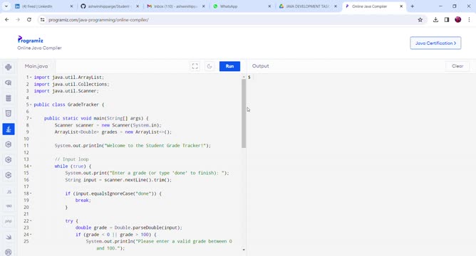 Ashwini Hipparage on LinkedIn: #codealpha #codingchallenge #learncoding Ashwini Hipparage on LinkedIn: #codealpha #codingchallenge #learncoding