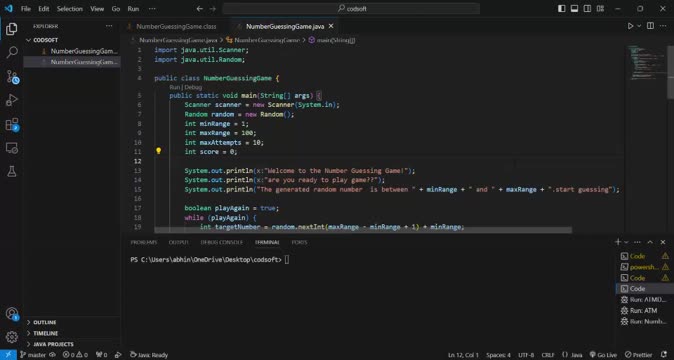 Swarna Kamal Panguluri on LinkedIn: #codsoft #internship #programming #java Swarna Kamal Panguluri on LinkedIn: #codsoft #internship #programming #java