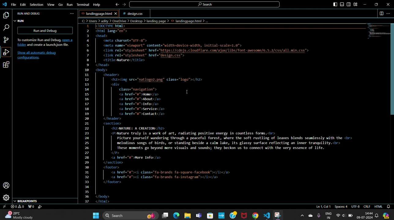 Aditya Mergu on LinkedIn: #naturelandingpage #html #css # ... Aditya Mergu on LinkedIn: #naturelandingpage #html #css # ...