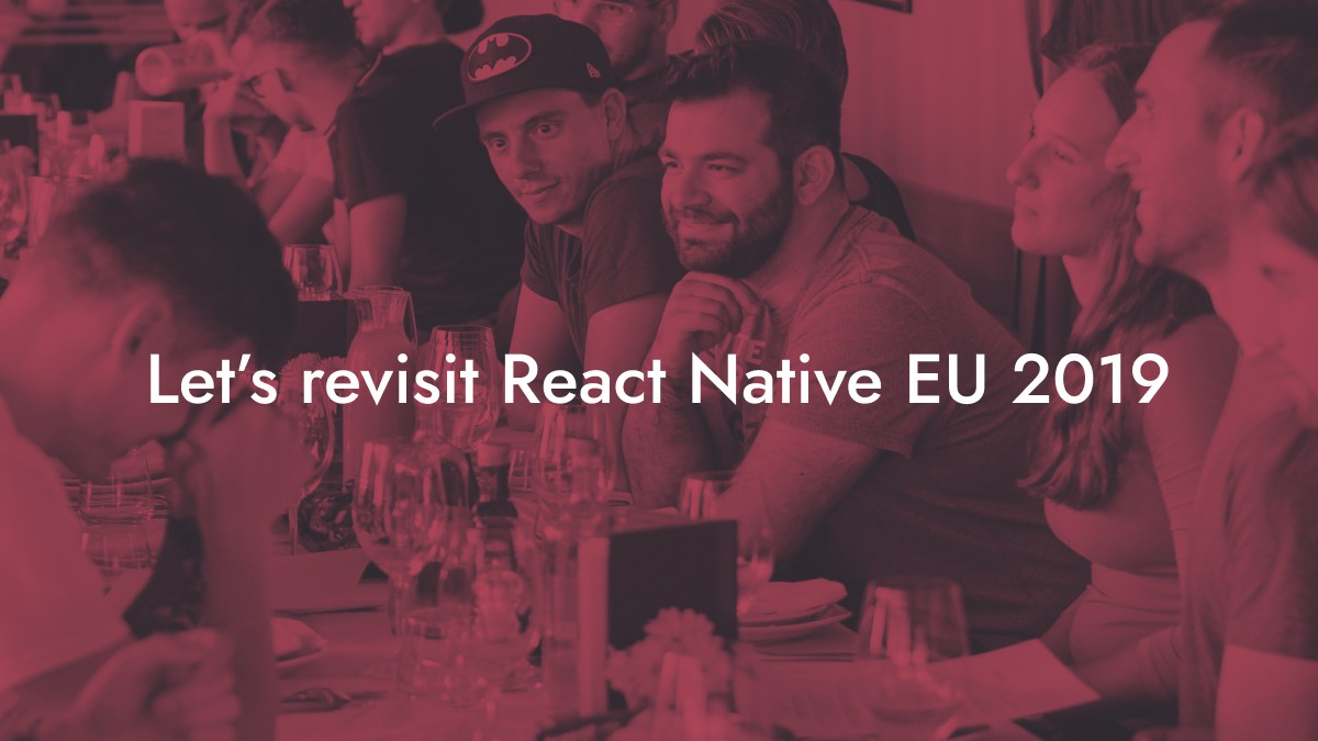 React Native EU on LinkedIn: Throwback to React Native EU 2019 React Native EU on LinkedIn: Throwback to React Native EU 2019
