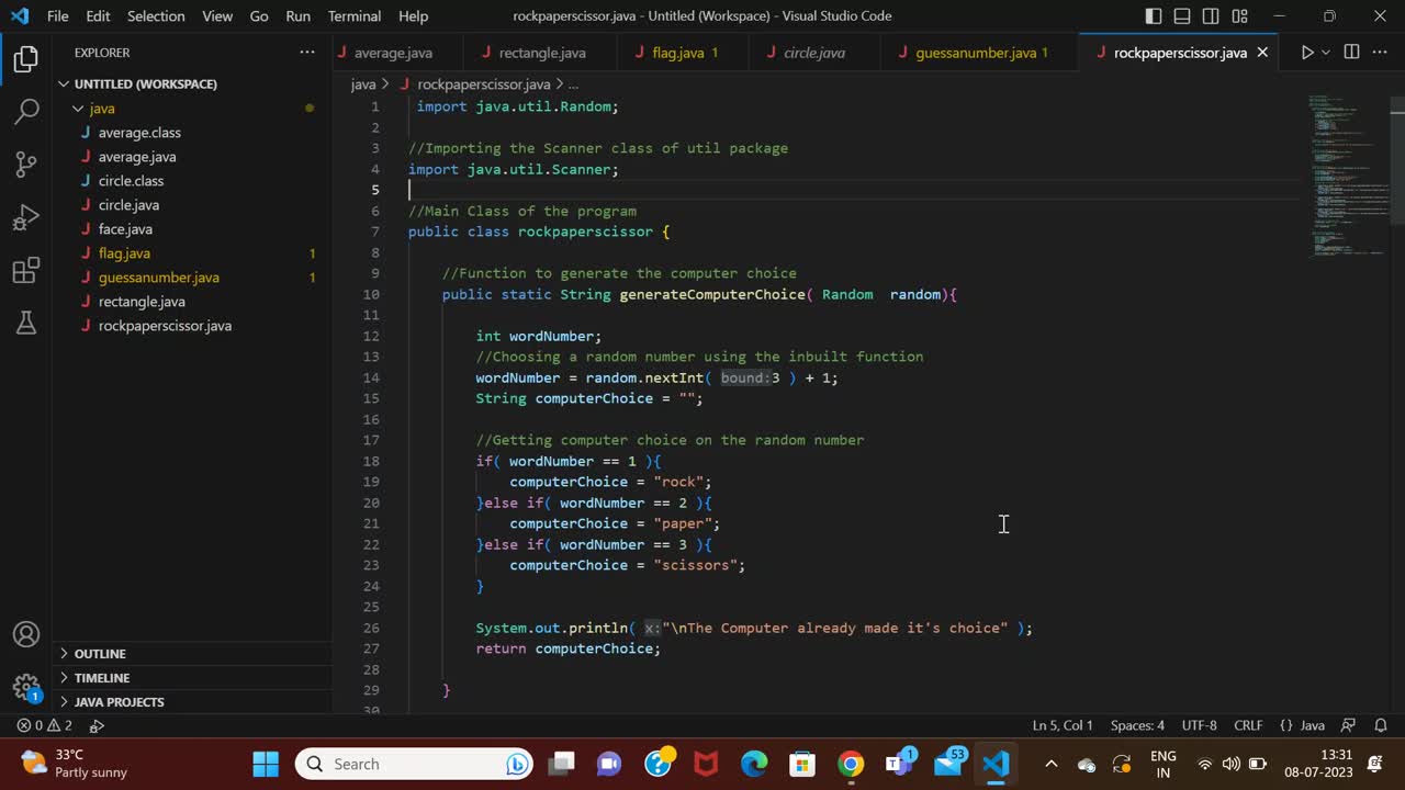 Vasanthi Dudipalli on LinkedIn: #internpe #java Vasanthi Dudipalli on LinkedIn: #internpe #java