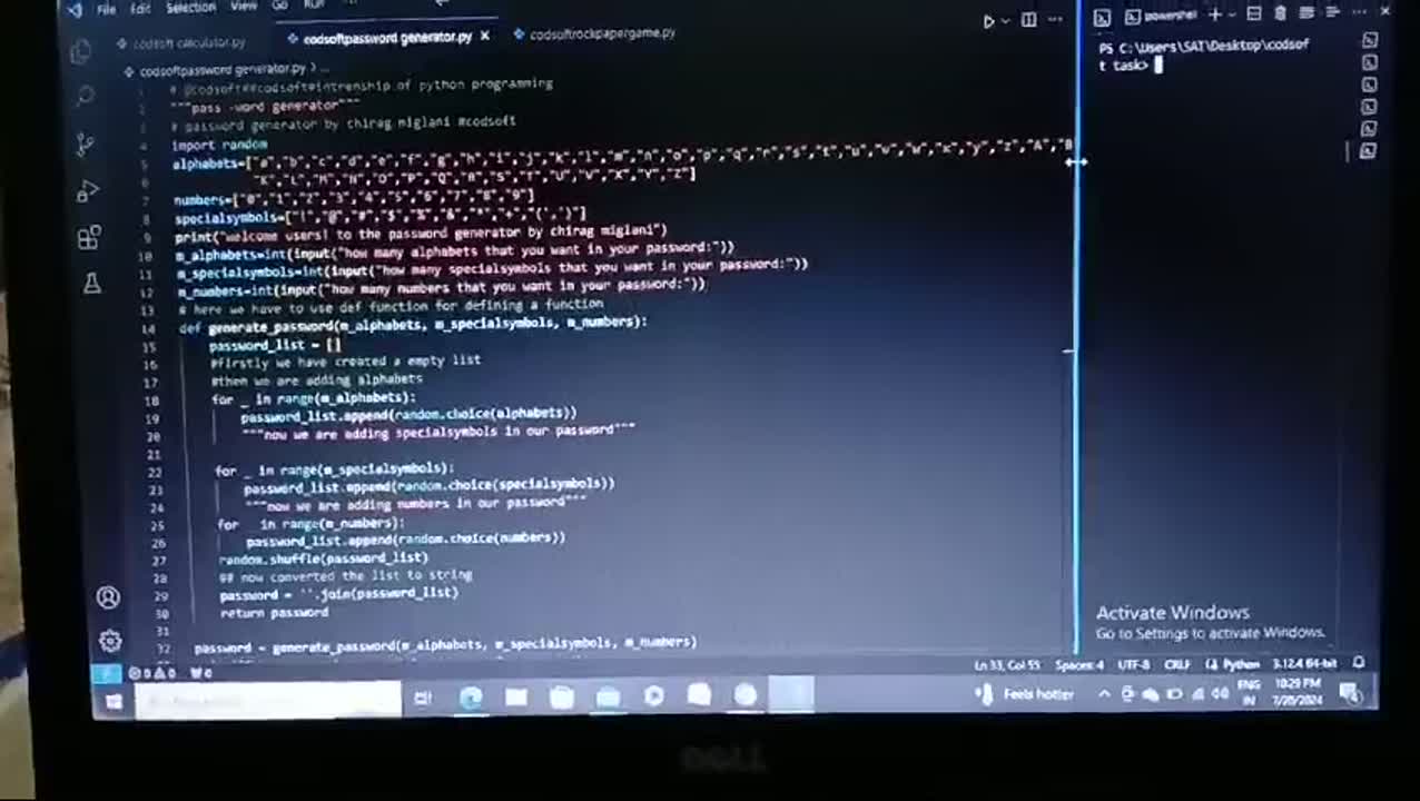 Chirag Miglani on LinkedIn: #codsoft #python #internship #coding # ... Chirag Miglani on LinkedIn: #codsoft #python #internship #coding # ...