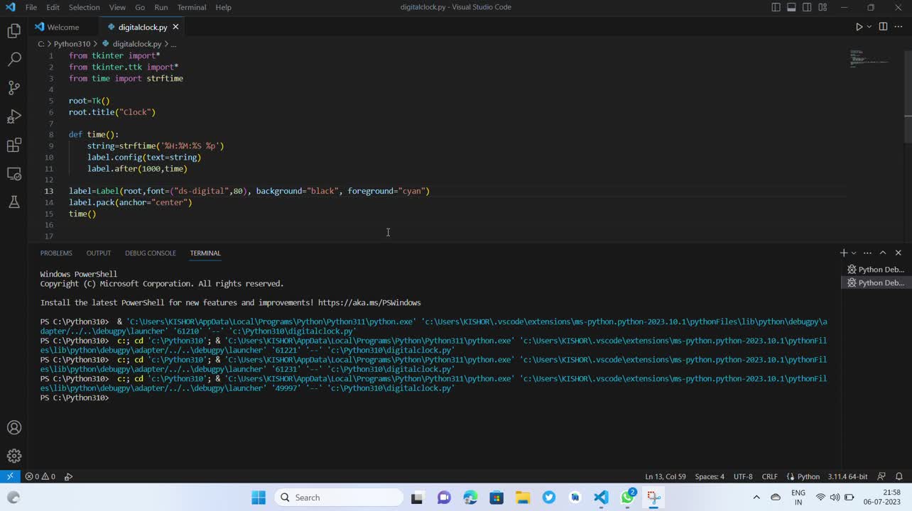 Kishor Kumar Arepati on LinkedIn: #internpe #digital #python #programming Kishor Kumar Arepati on LinkedIn: #internpe #digital #python #programming