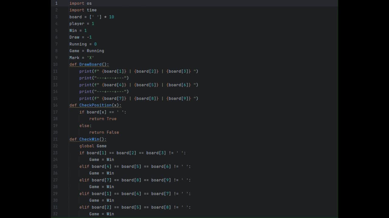 Chirag Gupta on LinkedIn: #python #coding #gamedevelopment #tictactoe # ... Chirag Gupta on LinkedIn: #python #coding #gamedevelopment #tictactoe # ...