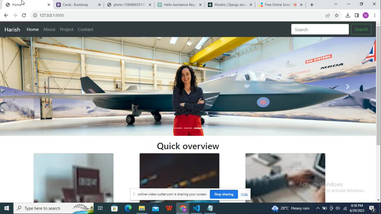 Harish Y on LinkedIn: #django #python #portfolio #bootstrap #sqlite # ... Harish Y on LinkedIn: #django #python #portfolio #bootstrap #sqlite # ...