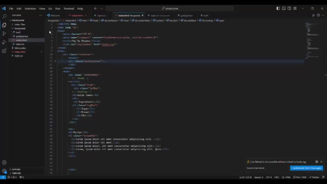 Manish Kumar Pandey on LinkedIn: Recipe page using Html and css. Manish Kumar Pandey on LinkedIn: Recipe page using Html and css.