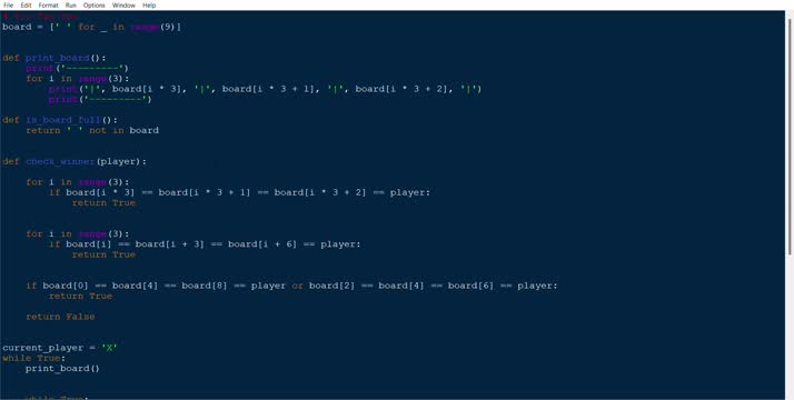 Jithin Srilatha on LinkedIn: #pythonprogramming #tictactoe Jithin Srilatha on LinkedIn: #pythonprogramming #tictactoe