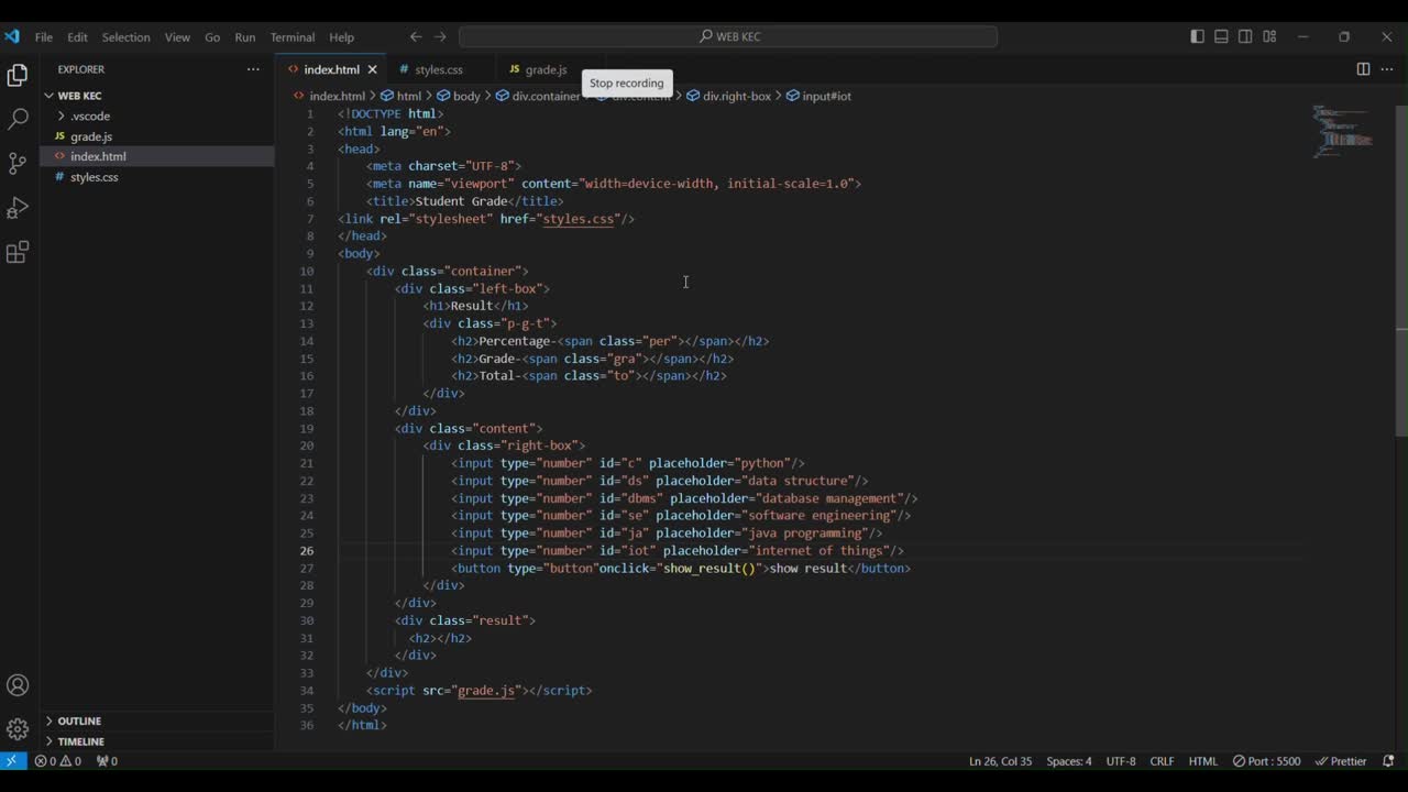 PAVITHRA J on LinkedIn: #webdevelopment #javascript #internship # ... PAVITHRA J on LinkedIn: #webdevelopment #javascript #internship # ...