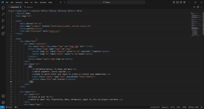 Yashveer Singh on LinkedIn: #netflix #html #css #netflixclone # ... Yashveer Singh on LinkedIn: #netflix #html #css #netflixclone # ...