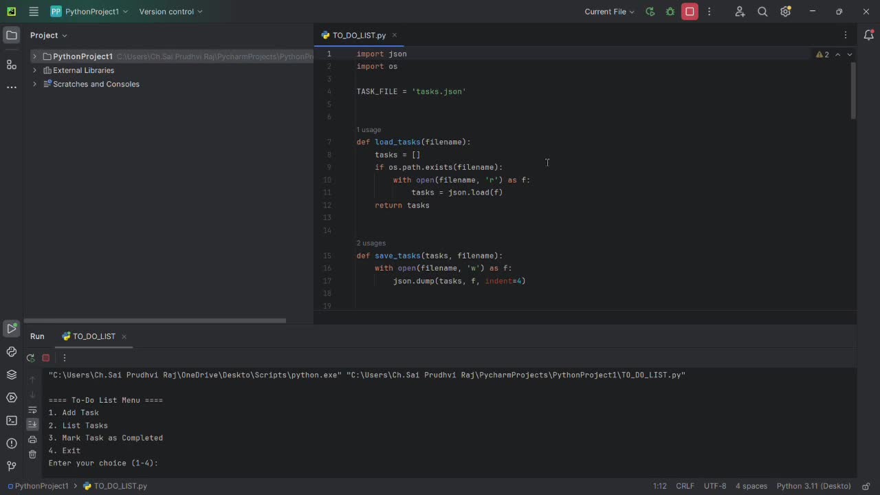 Bheemshetty Sai Vaibhav on LinkedIn: #python #coding #productivity # ... Bheemshetty Sai Vaibhav on LinkedIn: #python #coding #productivity # ...