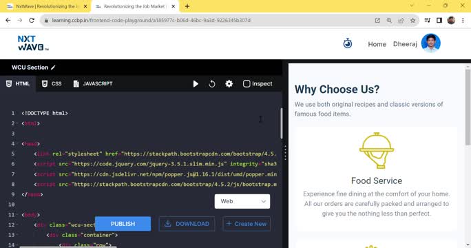 Dheeraj Vitta on LinkedIn: #day16 #ccbp #nxtwave Dheeraj Vitta on LinkedIn: #day16 #ccbp #nxtwave