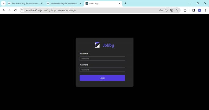 Vollala Ashritha on LinkedIn: #jobbyapp #reactjs #nxtwave #ccbp Vollala Ashritha on LinkedIn: #jobbyapp #reactjs #nxtwave #ccbp