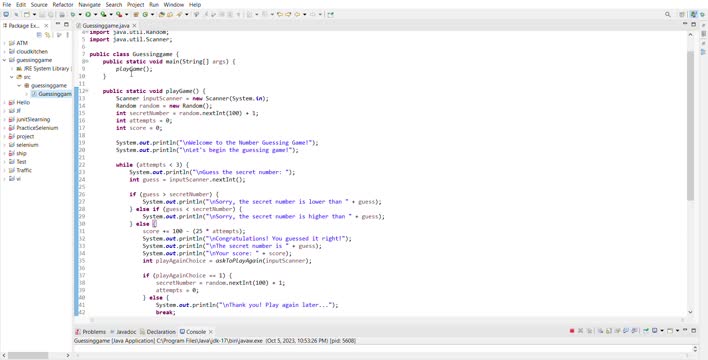Gorige Pranay kumar on LinkedIn: #internship #numberguessinggame #java ... Gorige Pranay kumar on LinkedIn: #internship #numberguessinggame #java ...