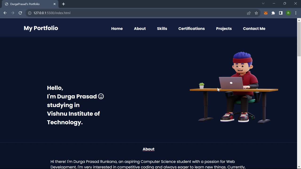 Durga Prasad Runkana on LinkedIn: #webdev #html #css #bharatintern # ... Durga Prasad Runkana on LinkedIn: #webdev #html #css #bharatintern # ...