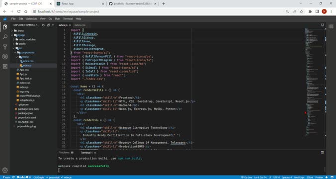 Naveen Reddy on LinkedIn: #task1 #intern #reactjs #react # ... Naveen Reddy on LinkedIn: #task1 #intern #reactjs #react # ...