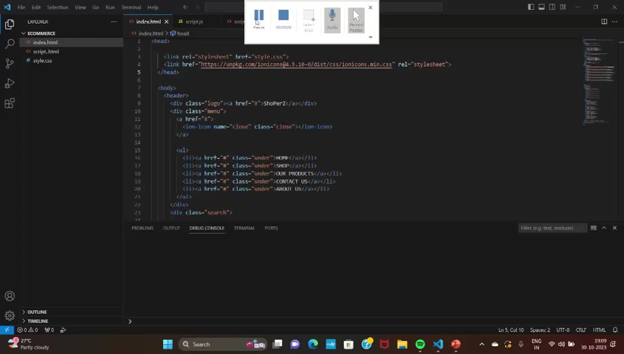 Chandru Alias Sivaram S on LinkedIn: #webdevelopment #internship #internpe Chandru Alias Sivaram S on LinkedIn: #webdevelopment #internship #internpe