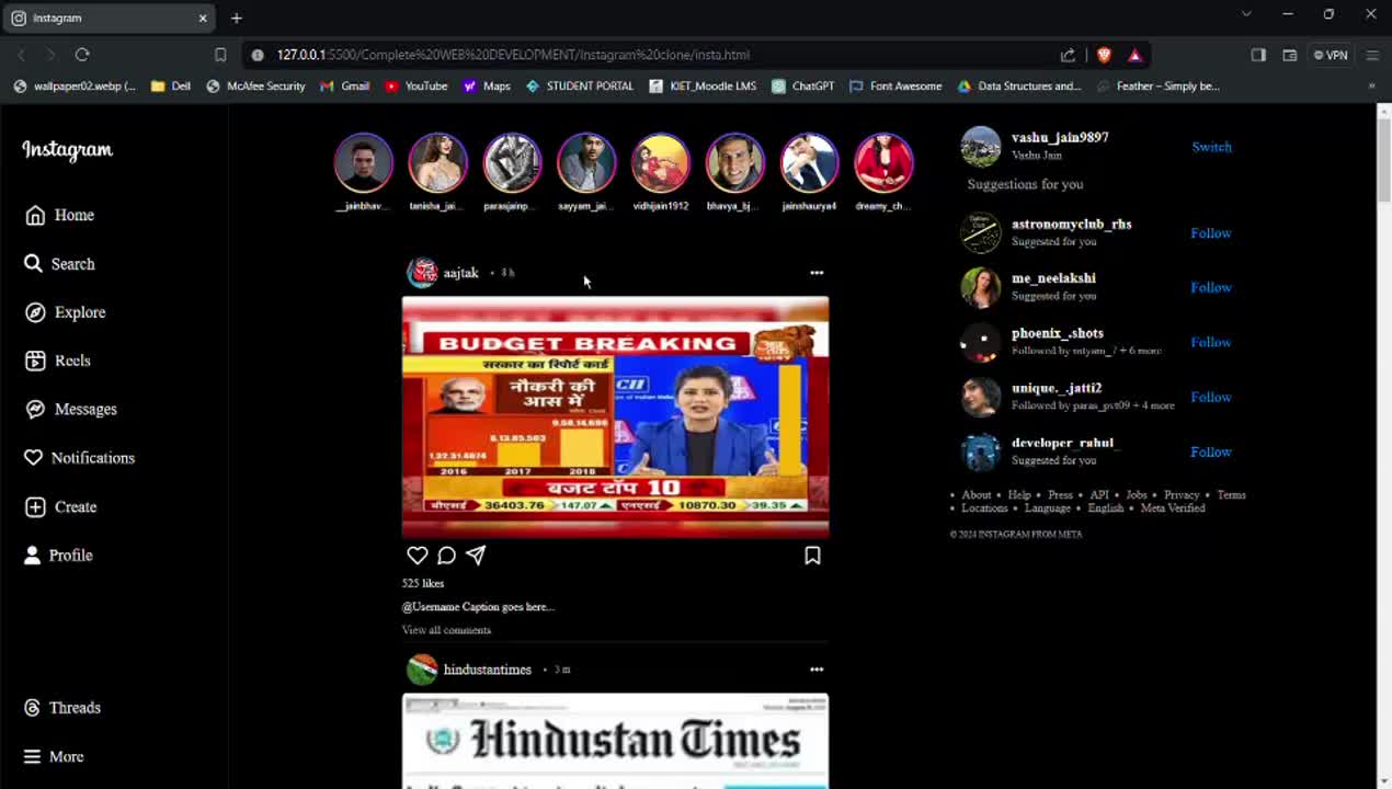 Vashu Jain on LinkedIn: #html #css #codingjourney #learninginprogress Vashu Jain on LinkedIn: #html #css #codingjourney #learninginprogress