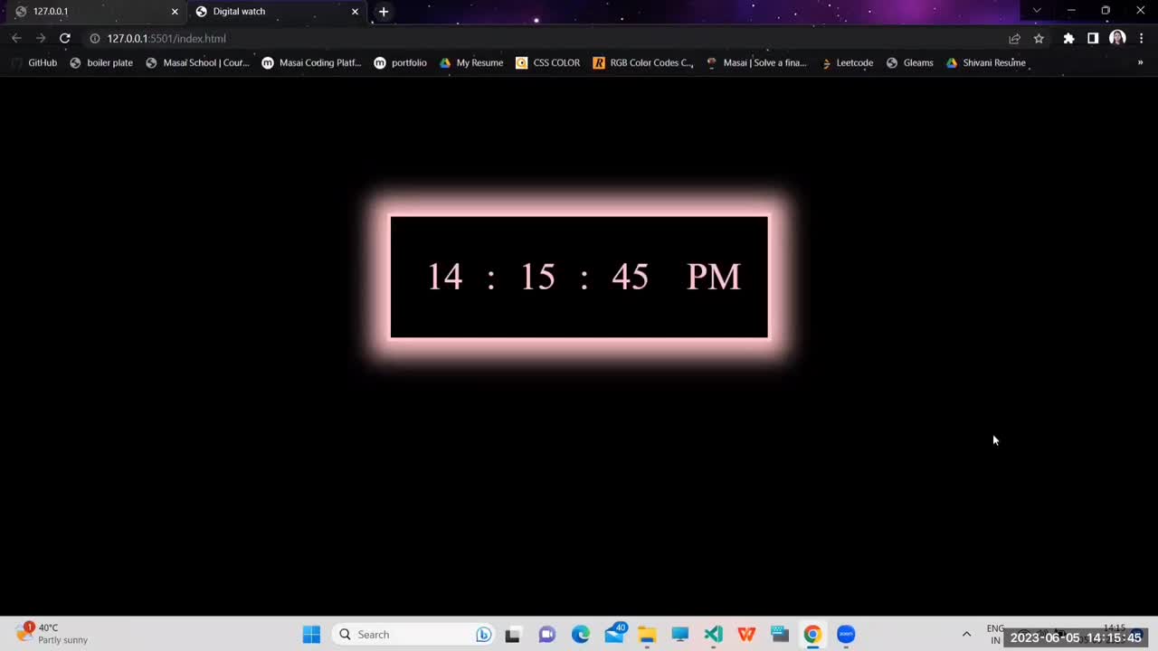 Shivani Das pe LinkedIn: Digital Clock (HTML, CSS, JS) GitHub 🌟 :-https ... Shivani Das pe LinkedIn: Digital Clock (HTML, CSS, JS) GitHub 🌟 :-https ...