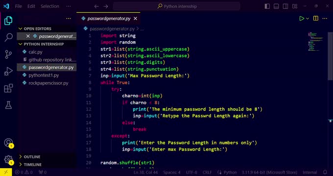 Vedula Sowmya on LinkedIn: #codsoft #internship #python Vedula Sowmya on LinkedIn: #codsoft #internship #python