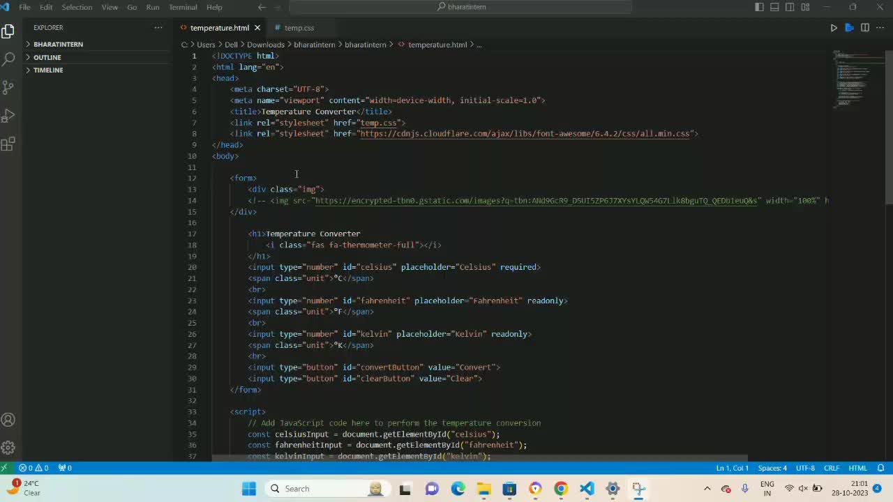 Vidhya S A on LinkedIn: Hello connections 👋 Internship task 2 I'm glad ... Vidhya S A on LinkedIn: Hello connections 👋 Internship task 2 I'm glad ...