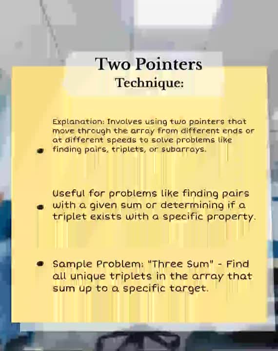 Bhagyalaxmi . P on LinkedIn: 7 Techniques to solve array Problems ... Bhagyalaxmi . P on LinkedIn: 7 Techniques to solve array Problems ...
