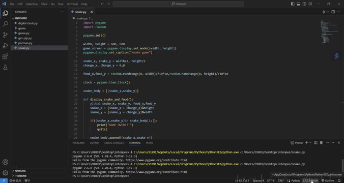Neelam Tejdeeprayal on LinkedIn: #pythonprogramming #gamedev #pygame # ... Neelam Tejdeeprayal on LinkedIn: #pythonprogramming #gamedev #pygame # ...