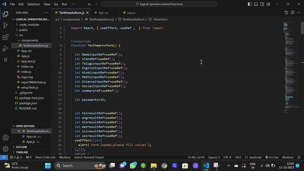 Completed React JS task with BRN INFOTECH | Farook Sohail Shaik posted ... Completed React JS task with BRN INFOTECH | Farook Sohail Shaik posted ...