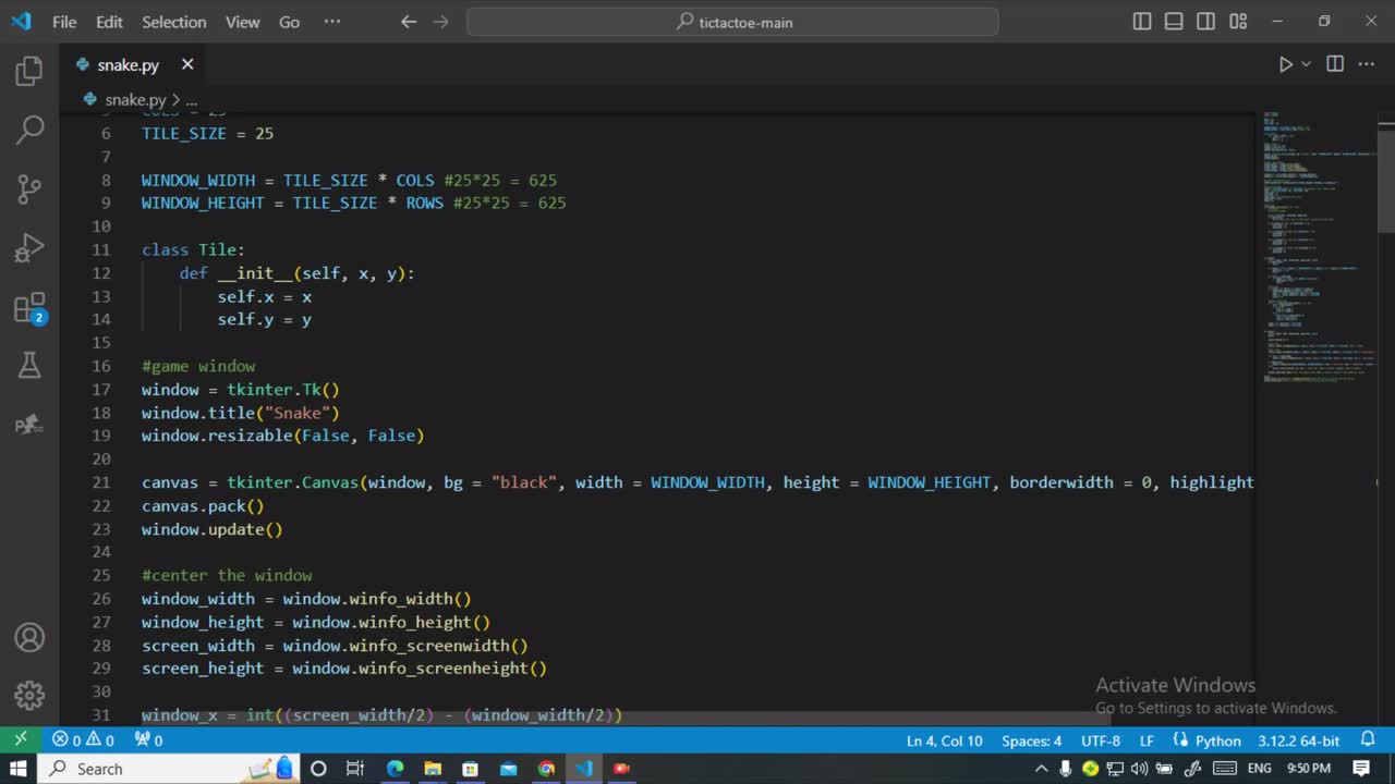 SAKSHI NAVDEKAR on LinkedIn: #python #gamedevelopment #snakegame #internpe SAKSHI NAVDEKAR on LinkedIn: #python #gamedevelopment #snakegame #internpe