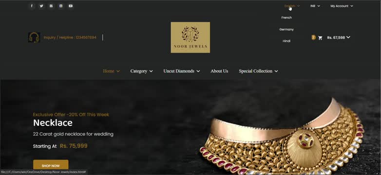 Srishti Malhotra on LinkedIn: #noorjewels #frontenddevelopment #html # ... Srishti Malhotra on LinkedIn: #noorjewels #frontenddevelopment #html # ...