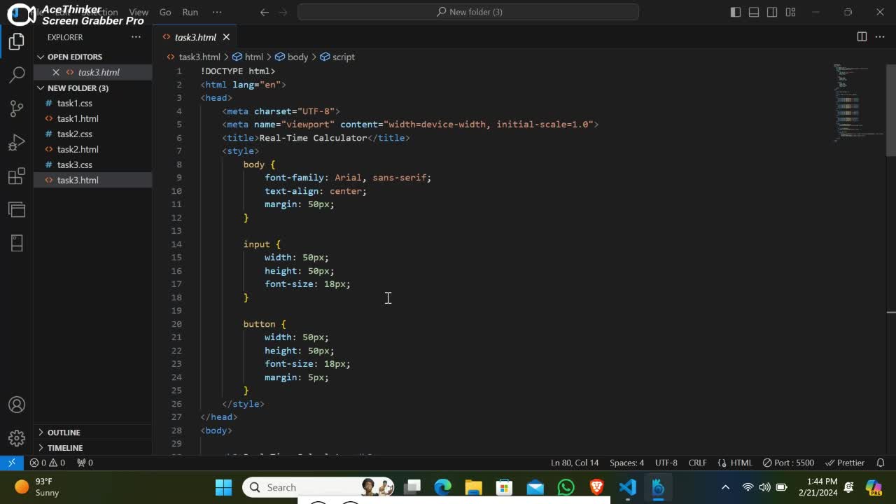 Jayathendral R.K on LinkedIn: #codesoftinternship #webdesign #html #css ... Jayathendral R.K on LinkedIn: #codesoftinternship #webdesign #html #css ...