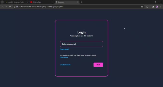 Ankush kumar on LinkedIn: Login page --> source code https://lnkd.in ... Ankush kumar on LinkedIn: Login page --> source code https://lnkd.in ...