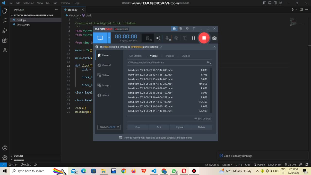 Deepika Danda on LinkedIn: #internpe #pythonprogramming Deepika Danda on LinkedIn: #internpe #pythonprogramming
