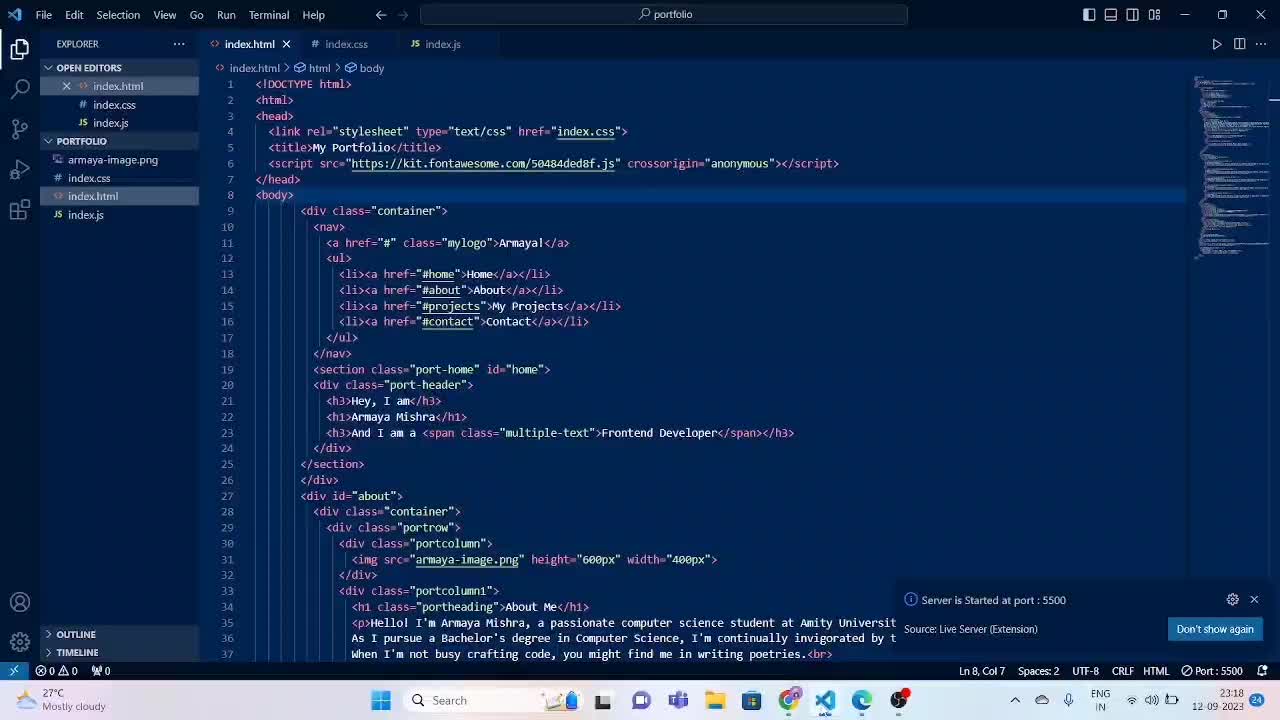 Armaya Mishra on LinkedIn: #bharatintern #internship #coding #task2 # ... Armaya Mishra on LinkedIn: #bharatintern #internship #coding #task2 # ...