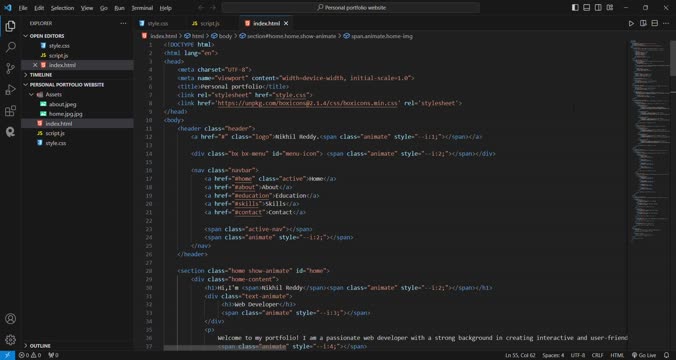 Nikhil Reddy Nama on LinkedIn: #prodigyinfotech #webdevelopmentinternship Nikhil Reddy Nama on LinkedIn: #prodigyinfotech #webdevelopmentinternship