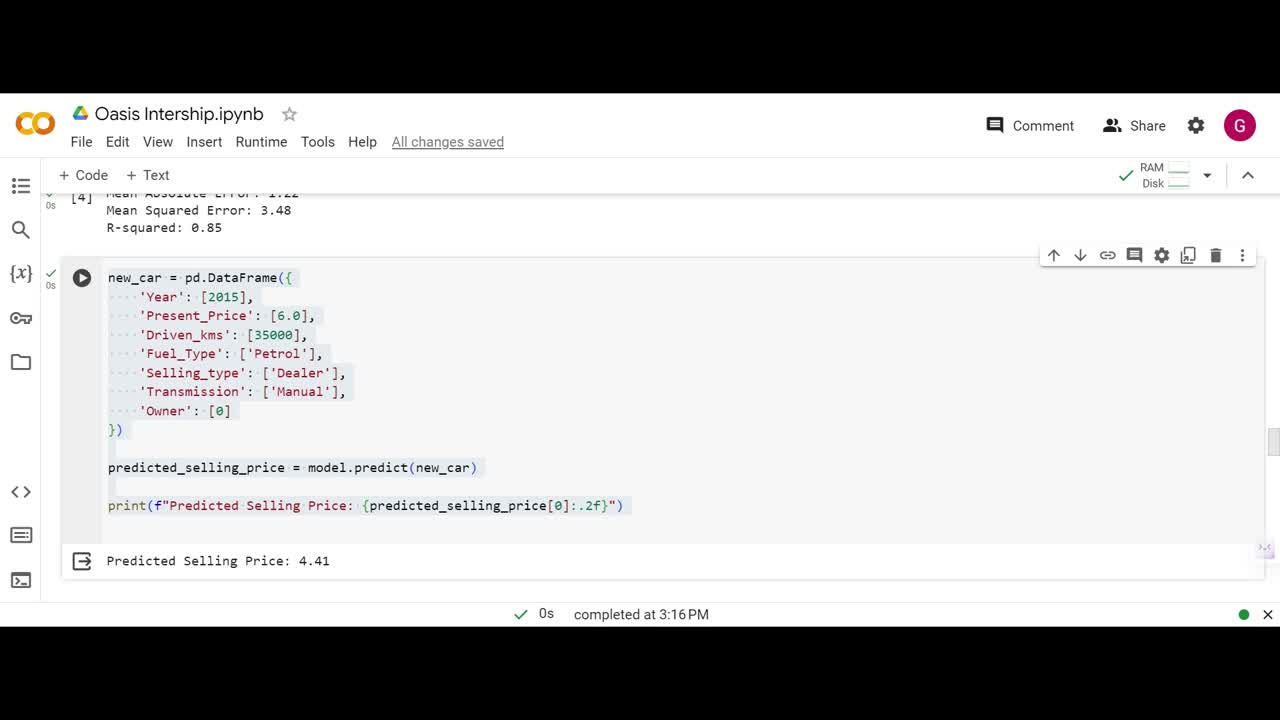 Vignesh Kiran babu on LinkedIn: #oasisinfobyte #internship #datascience ... Vignesh Kiran babu on LinkedIn: #oasisinfobyte #internship #datascience ...