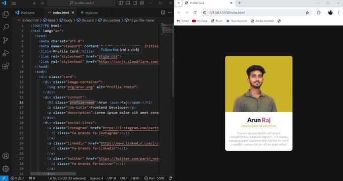 Arun K on LinkedIn: #fresher #html #css #animation #webdesign # ... Arun K on LinkedIn: #fresher #html #css #animation #webdesign # ...