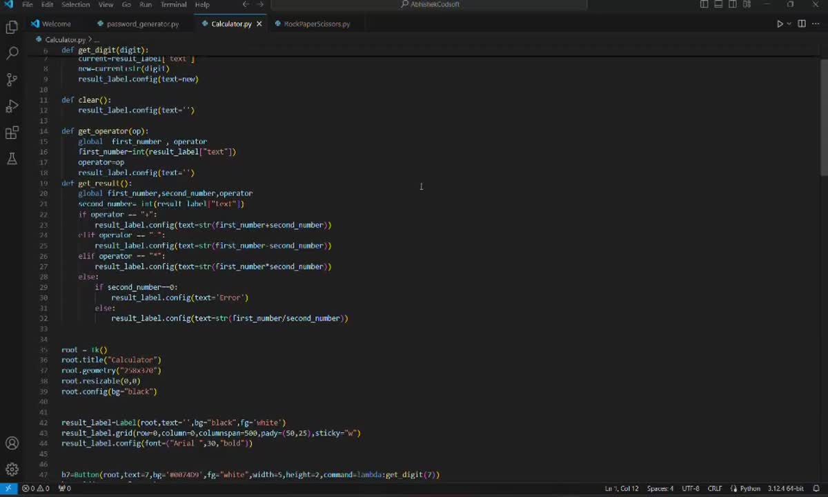 Abhishek Verma on LinkedIn: #codsoft #internship #python #calculator #task Abhishek Verma on LinkedIn: #codsoft #internship #python #calculator #task