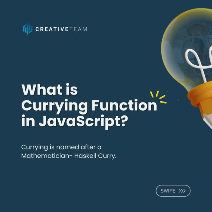 CreativeTeam IO on LinkedIn: #javascript #curryingfunction # ... CreativeTeam IO on LinkedIn: #javascript #curryingfunction # ...