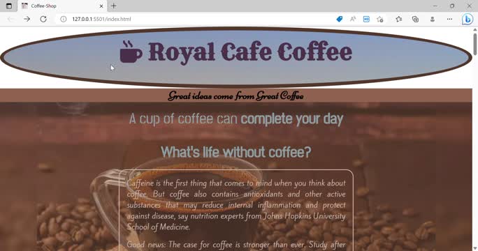 Aiswarya Joseph on LinkedIn: #coffee #connections #html5 #css # ... Aiswarya Joseph on LinkedIn: #coffee #connections #html5 #css # ...