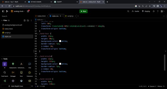 Shalini raman on LinkedIn: #webdevelopment #html #css #codecreativity Shalini raman on LinkedIn: #webdevelopment #html #css #codecreativity