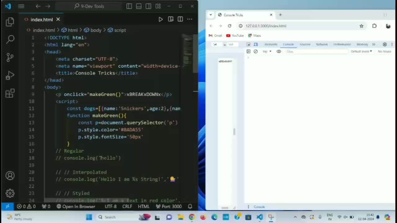 Keerthi Aare on LinkedIn: #day9 #html #css #javascript ... Keerthi Aare on LinkedIn: #day9 #html #css #javascript ...