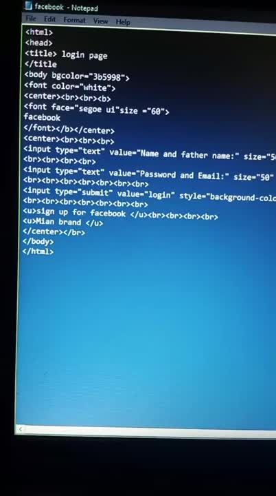 Muhammad Waqar Saleem on LinkedIn: Facebook Login Page in HTMl. Muhammad Waqar Saleem on LinkedIn: Facebook Login Page in HTMl.